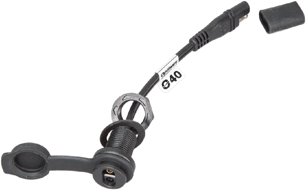 Weatherproof SAE Thin Panel Mount Socket O-40 | NST Gardermoen MC